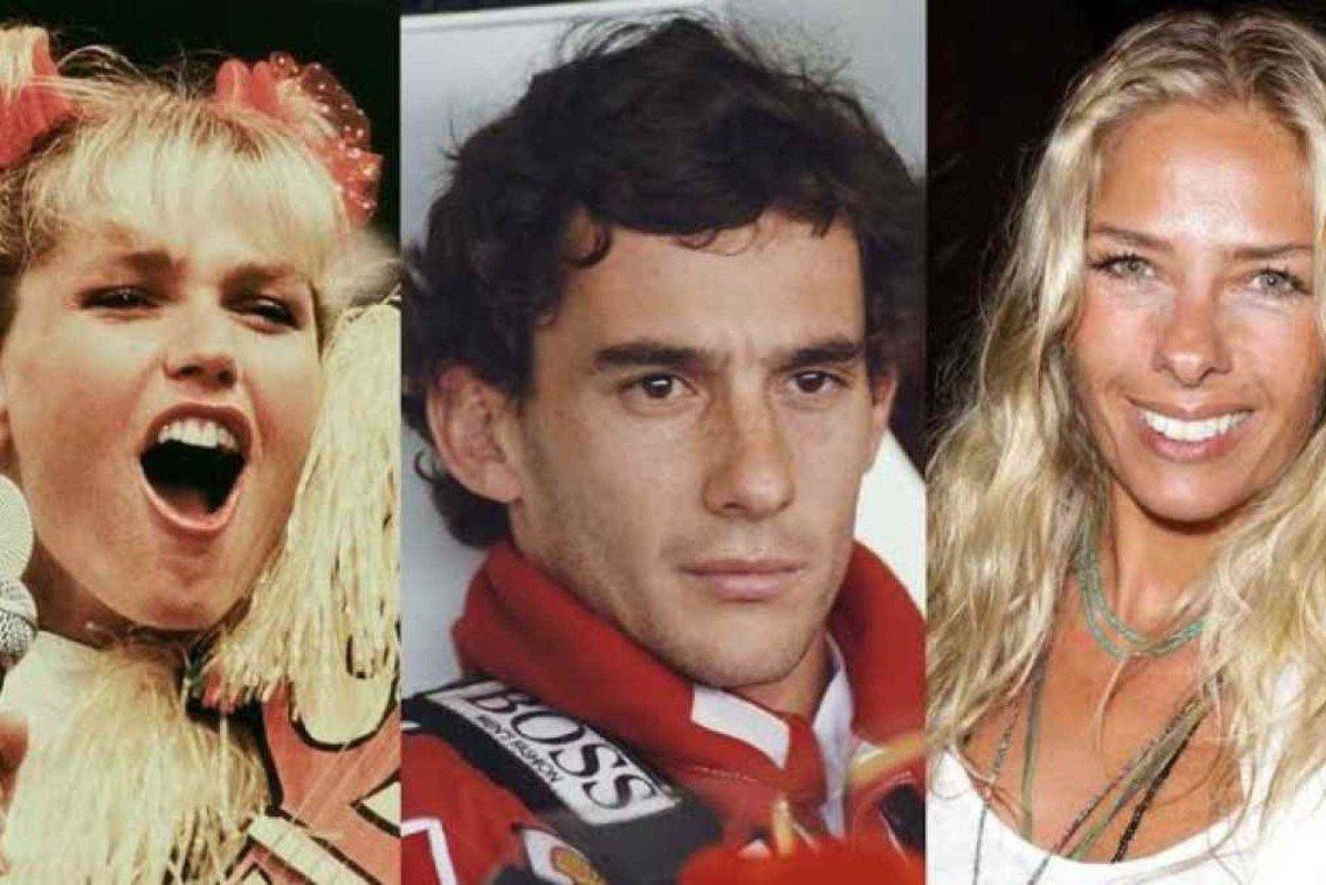 xuxa ayrton senna moto