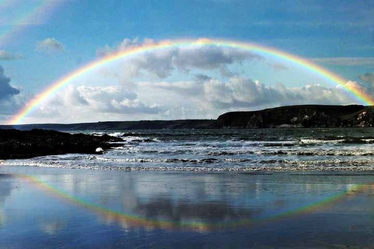 Privilégio da natureza: Lugares onde os arco-íris aparecem com frequência