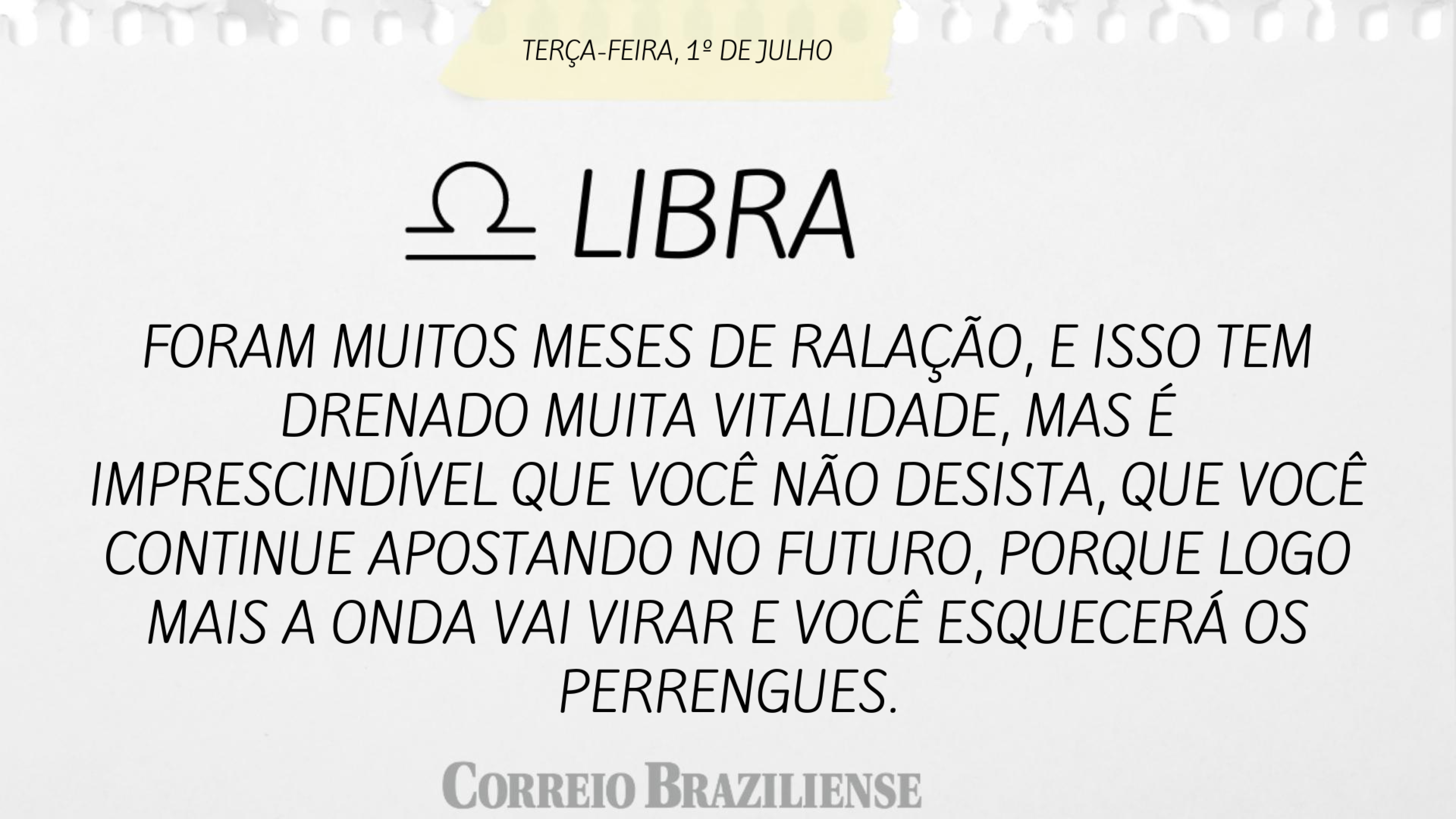 Horóscopo do dia: confira o que os astros revelam para esta terça-feira ...
