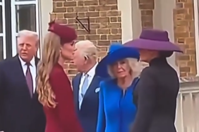 Gesto de Camilla faz Kate se afastar de conversa com Melania Trump